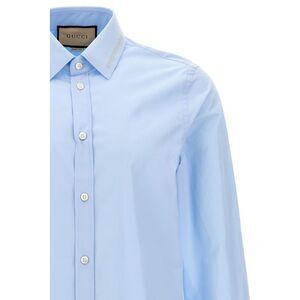 Gucci | Shirts | Gucci Logo Embroidery Shirt | Poshmark